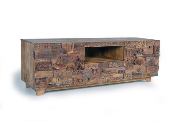 Ajit- Mueble TV de 180 cm 2P1C - Munduk home